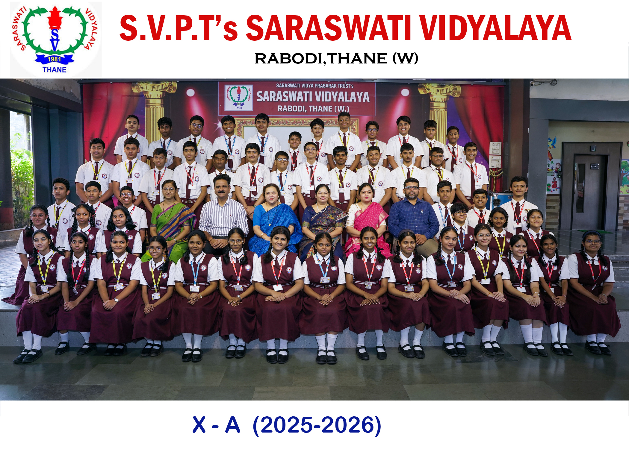 Sarasvati Vidyalaya School Rabodi Thane - Class Photos for all ...